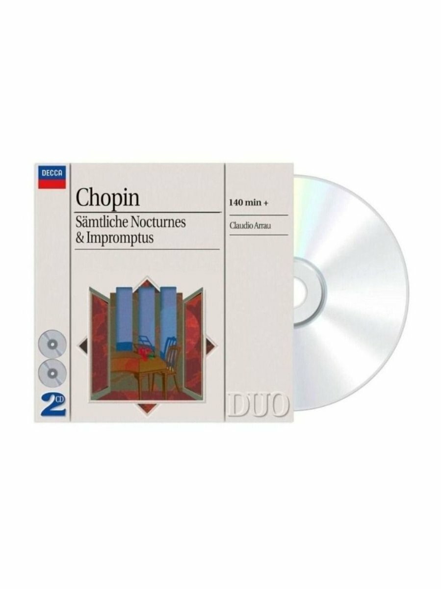 Музыка CD Claudio Arrau - Sämtliche Nocturnes & Impromptus (CD, Compilation, Reissue)