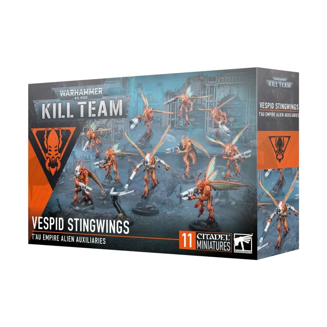 Сборная игрушечная миниатюра Warhammer 40000 Kill Team Vespid Stingwings для настольных игр и коллекционирования