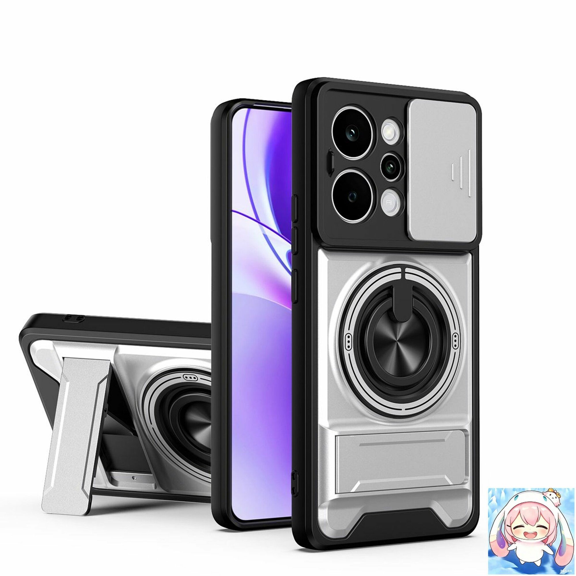 Чехол для телефона Realme P4 Power, с защитой от ударов и вибрации, совместимый с Magsafe