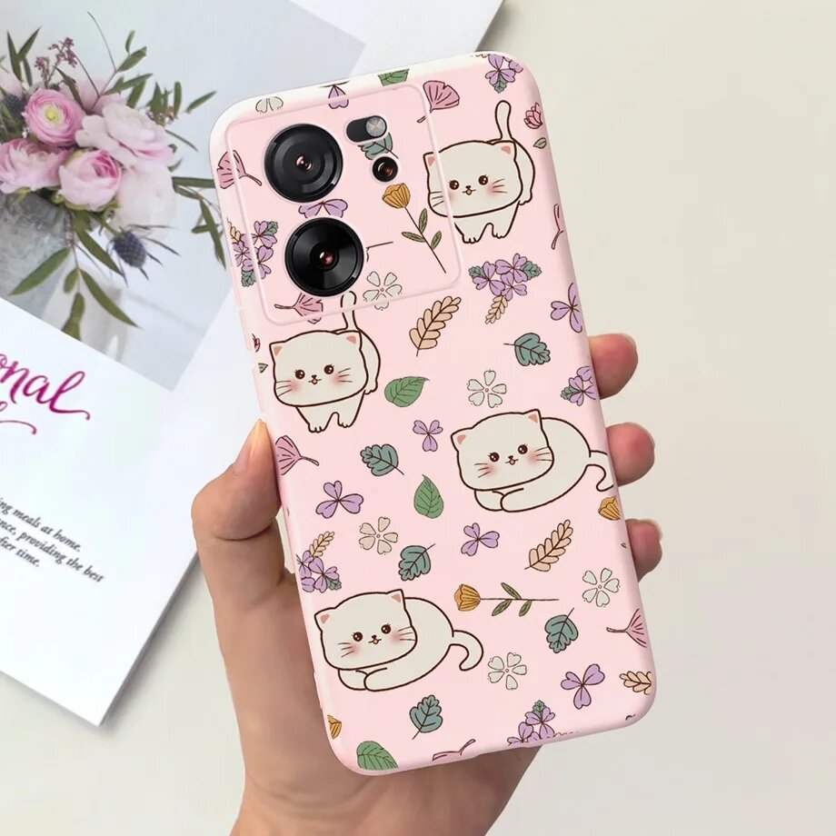 Чехол для Xiaomi Mi 13 T Pro Mi13T, жидкий силиконовый мягкий TGdanF1905, For Xiaomi 13t Pro