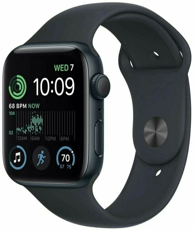 Умные часы Apple Watch Series SE 2024 40mm Aluminium Case, Midnight Sport Band M/L