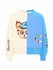 Свитер Graphic-print panelled sweater