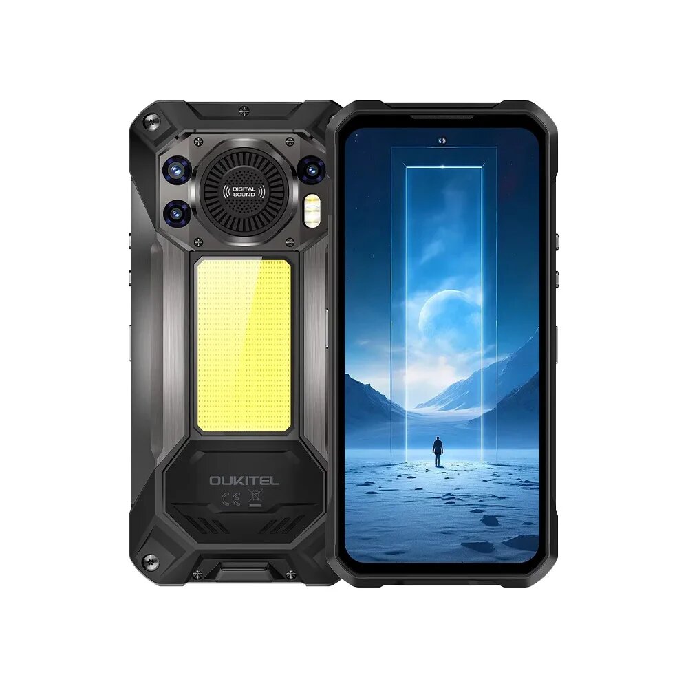 Защищенный смартфон OUKITEL WP61 5G, 6,8" FHD, 36(12+24) ГБ, 512 ГБ, 20000 мАч, Android 16, черный.