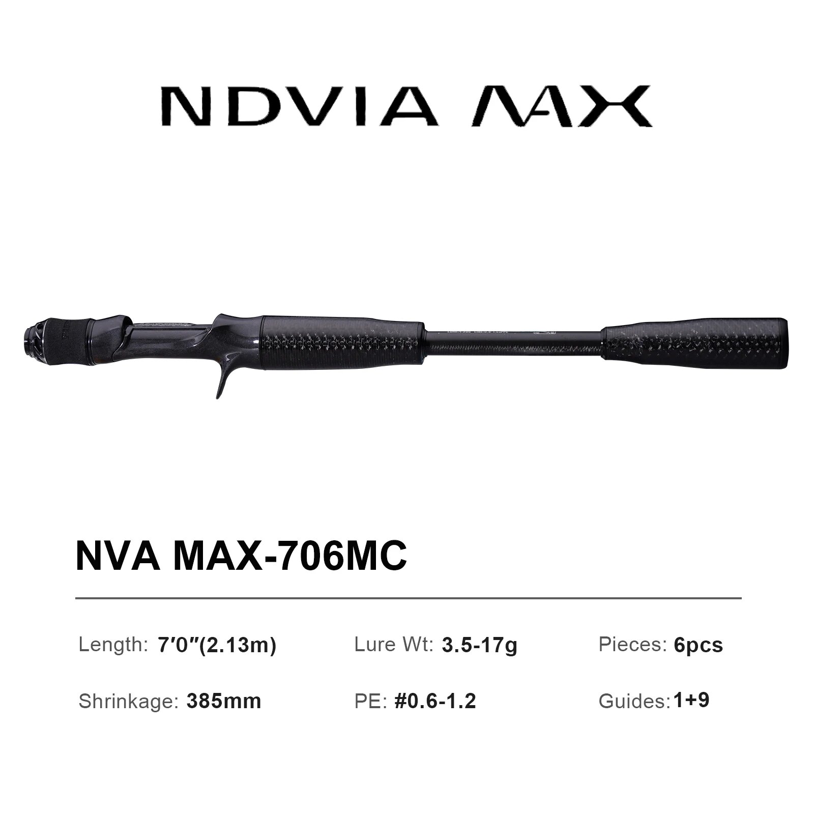 NDVIA MAX NVA MAX-706MC 7'0" спиннинговая удочка