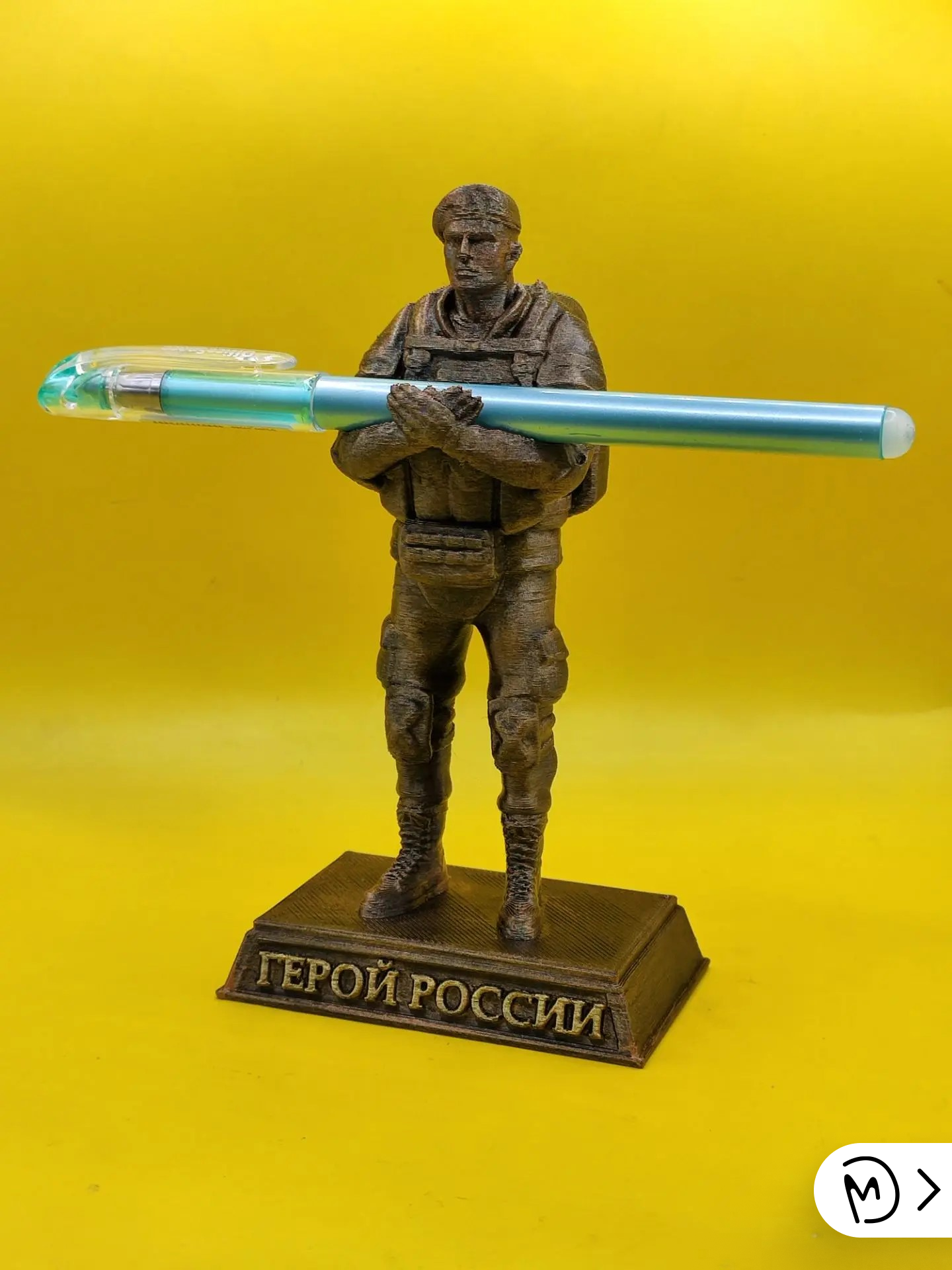 Статуэтка Солдат ВДВ - Держатель для ручки №2