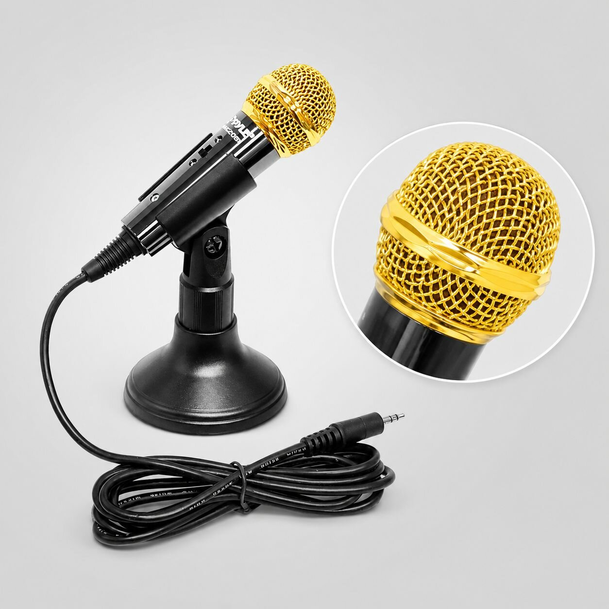 Проводной вокальный микрофон Wired Vocal, для караоке, черный