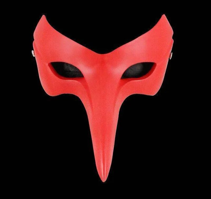 Косплей костюм Акечи Горо из Persona 5 Красный, M, Resin Mask