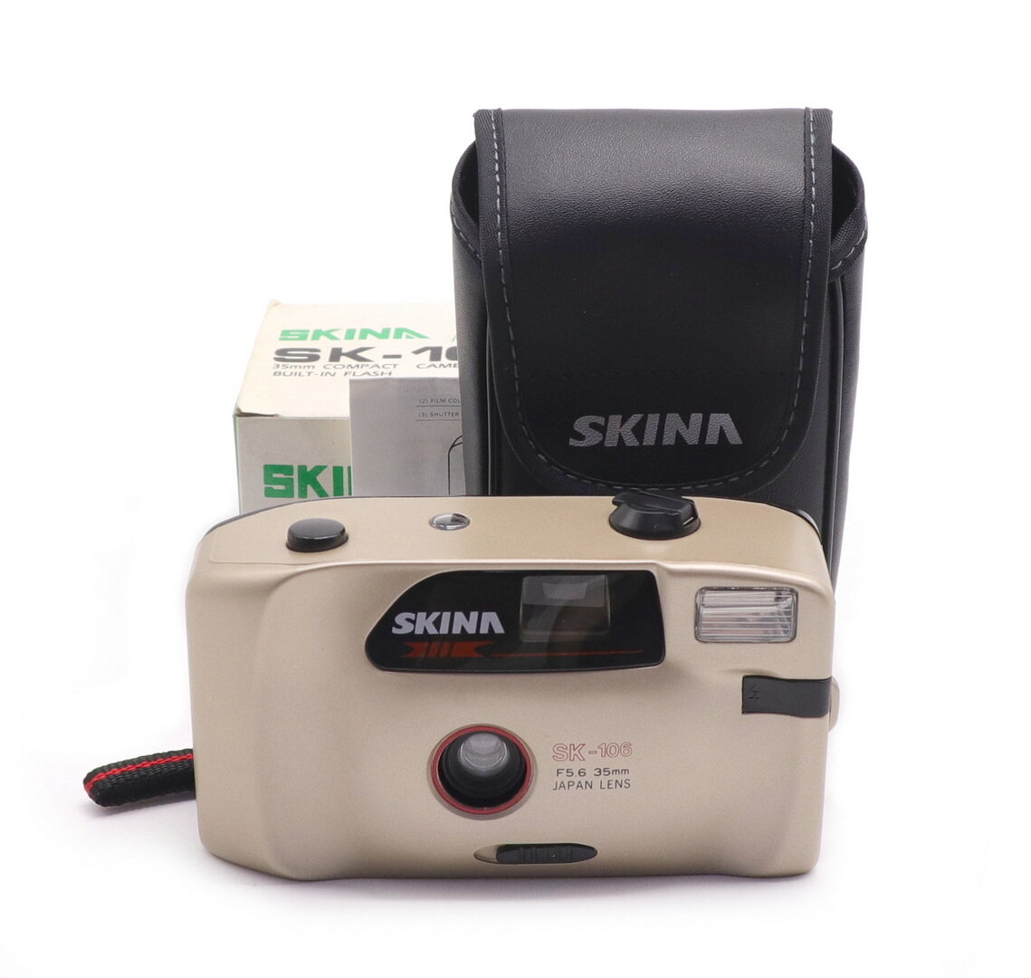 Аналоговая камера Skina SK-106 gold в упаковке