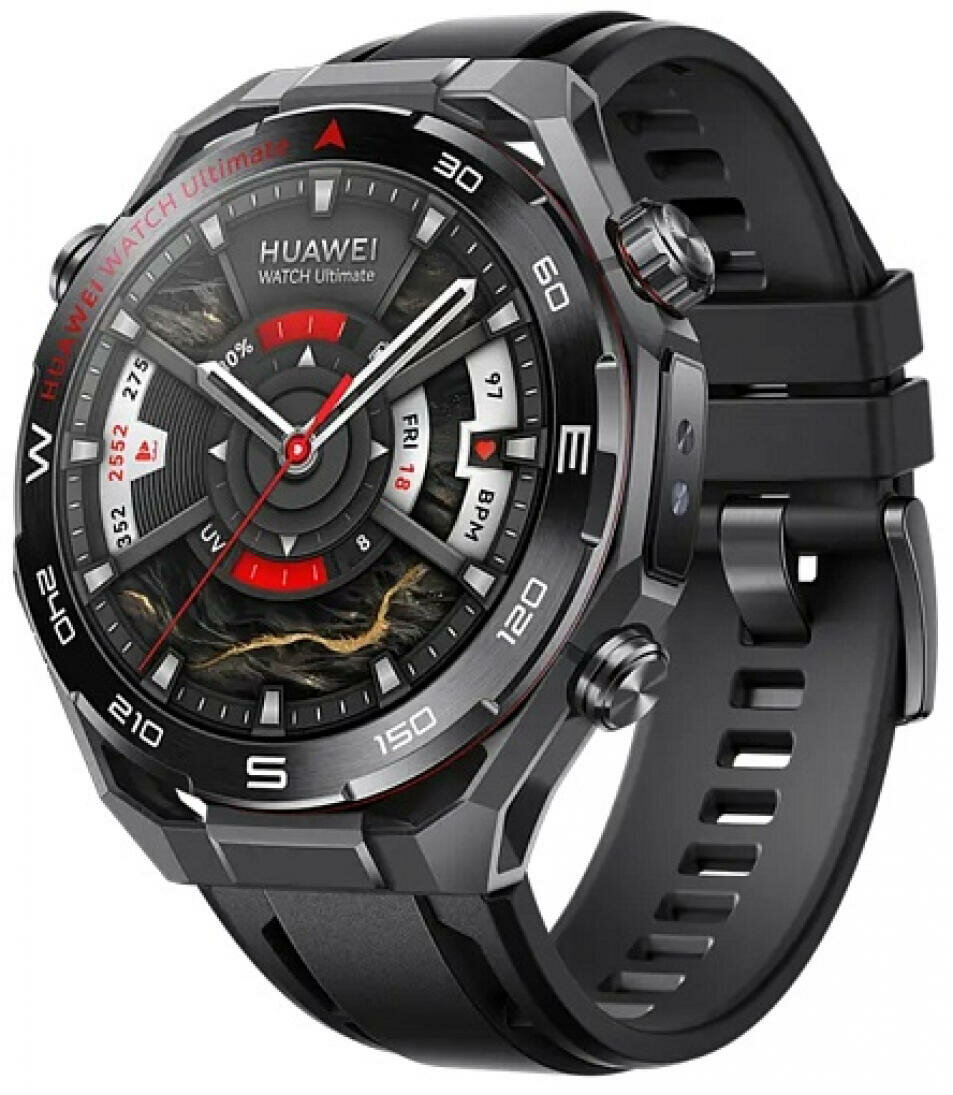 Умные часы Huawei Watch Ultimate 2 49mm, Black Эластомер (mch-al00), (Черный)