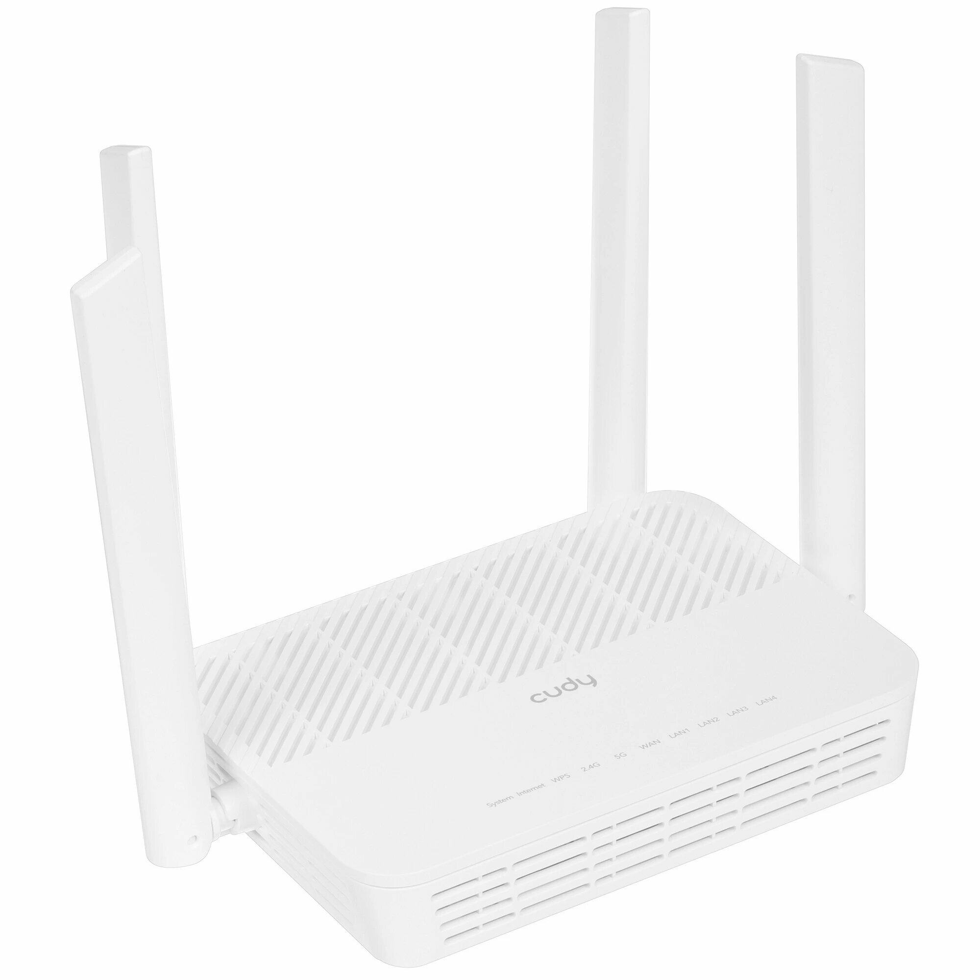 Роутер Wi-Fi 6 Cudy WR3000H, AX3000,4 LAN 10/100/1000 Мбит/с, 1 WAN 2,5 Гбит/с, Mesh