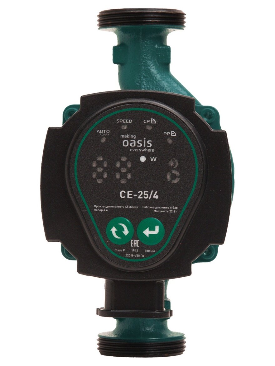 Циркуляционный насос Oasis making Оasis everywhere CE-25/4