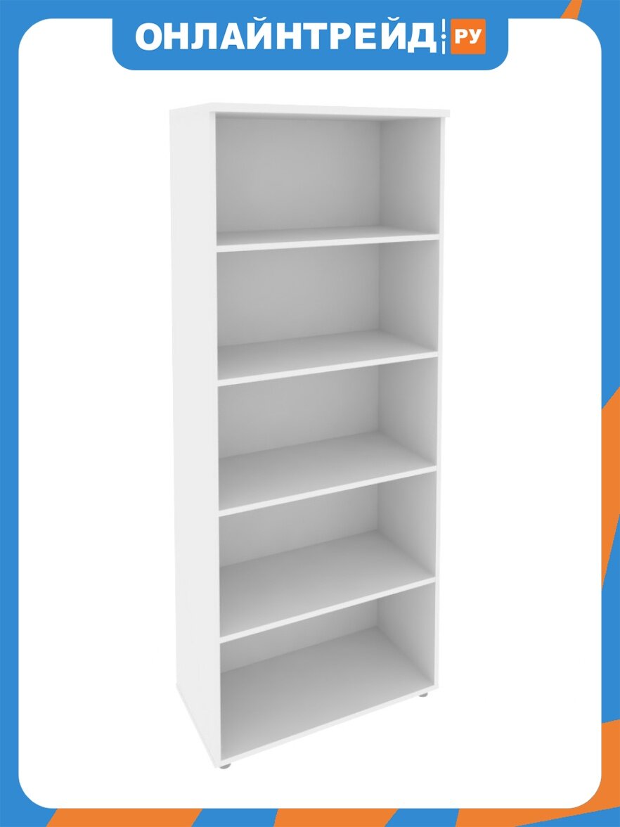 Стеллаж Riva CHAIR высокий широкий O. ST-1 Белый бриллиант 800*420*1977 Onix
