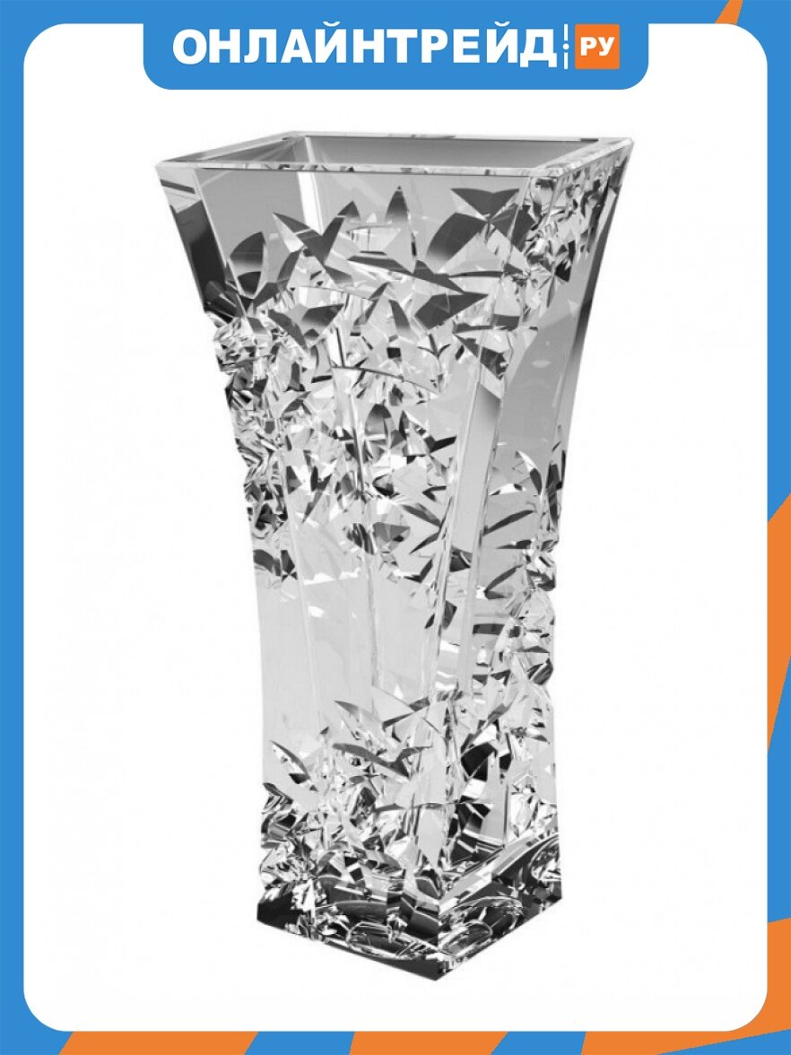 Ваза Crystal Bohemia "Samurai" 29 см.