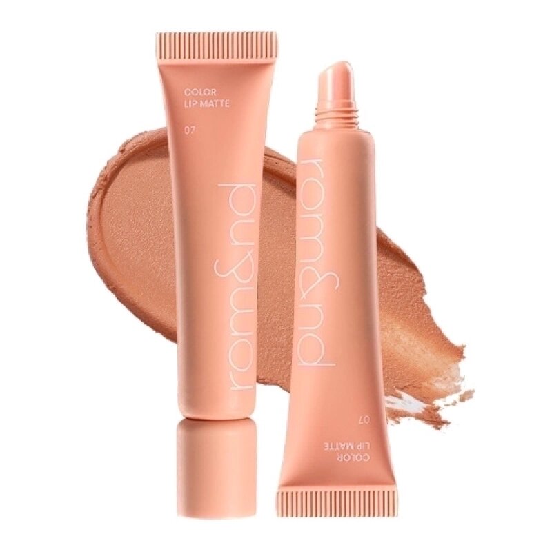 Rom&nd Color Lip Matte 07 Teddy Beige Матовая помада с муссовой текстурой 8 г