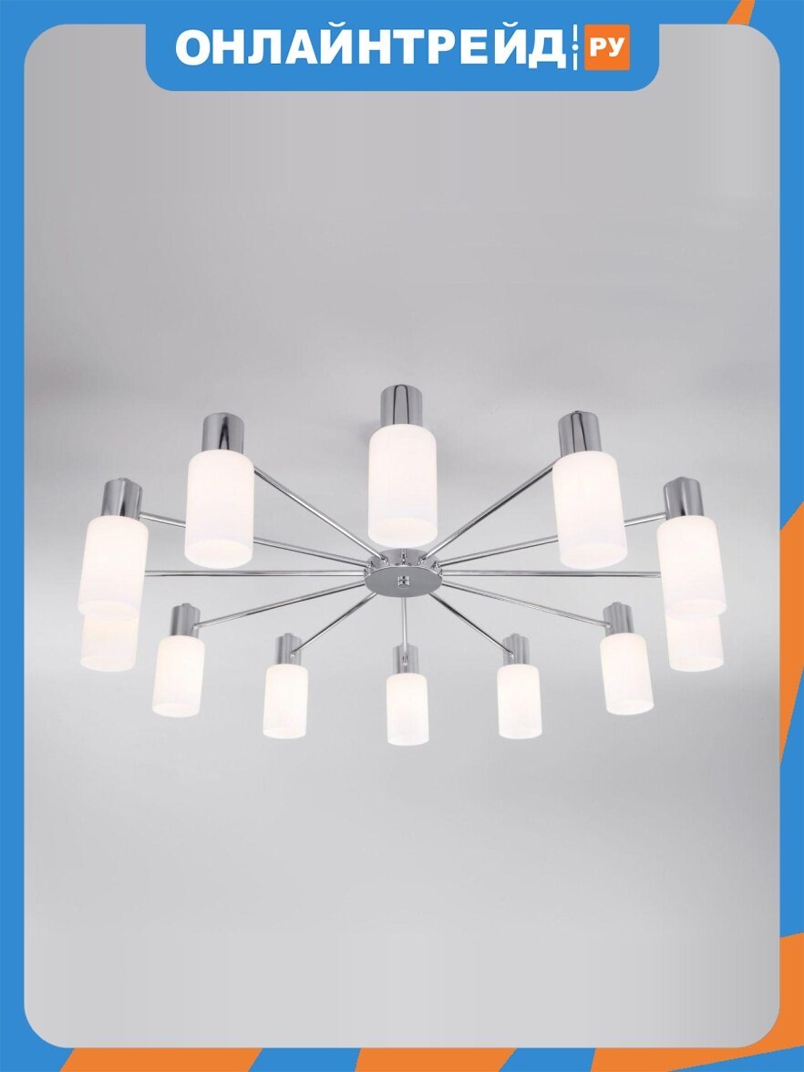 Потолочная люстра Eurosvet Vegga 70160/12 хром