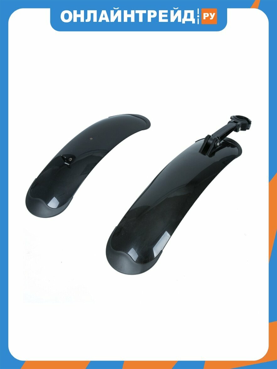 Крылья Stg FD-43 F/R для 24-26, переднее и заднее, " для FATbike , пластик, черные .