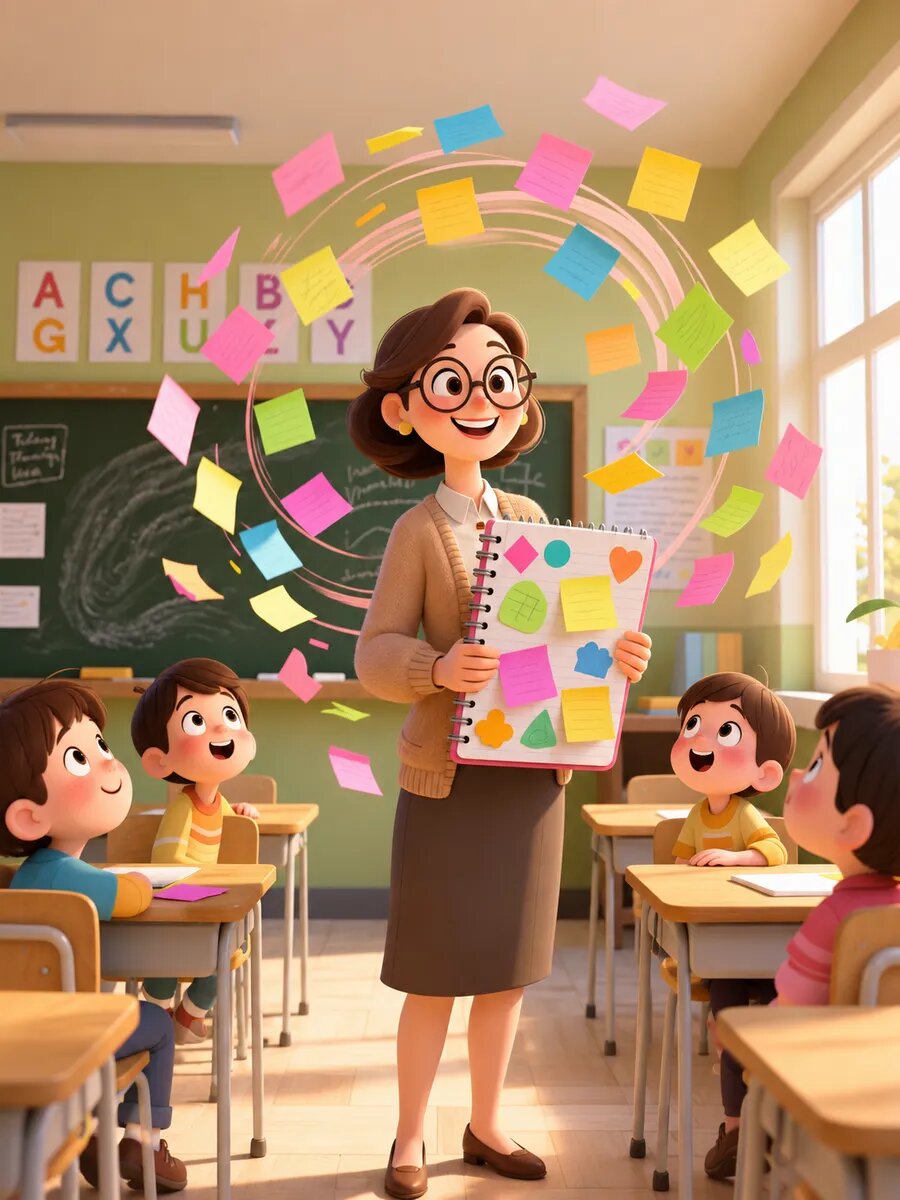 Картина по номерам на холсте Учитель и дети 40*50 см
