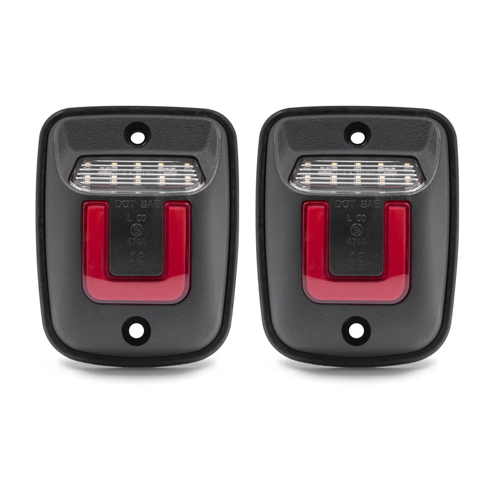 2 шт. светодиодные фонари для подсветки номерного знака для Toyota Tacoma 1995-2004, T100 red
