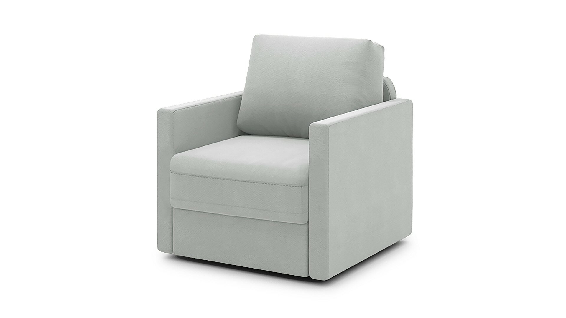 Кресло Стелф (малое) Strong Plus 02 NEW 78x87x86 см, серый Рогожка, нераскладной GOODFORM