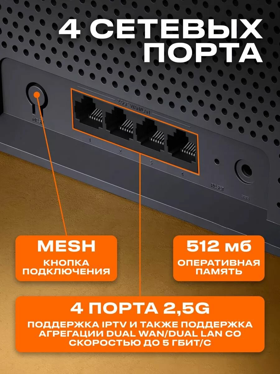 Роутер Wi-Fi 7 BE6500 — фото 1
