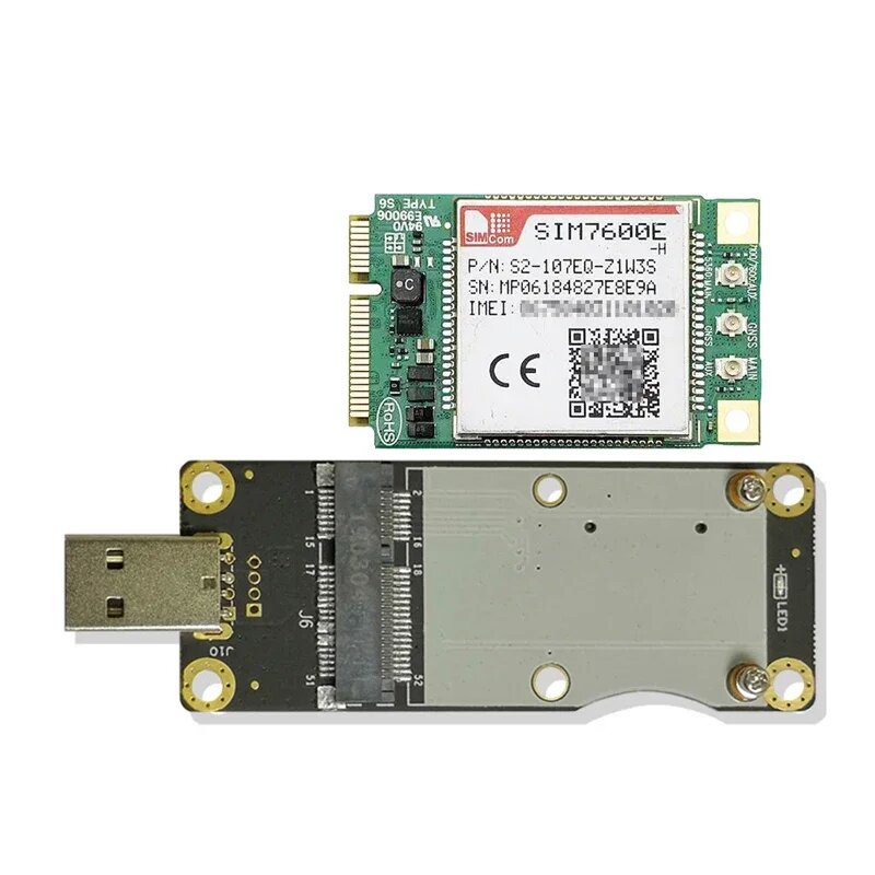 SIM7600E-H Mini PCIe LTE Cat4 модуль