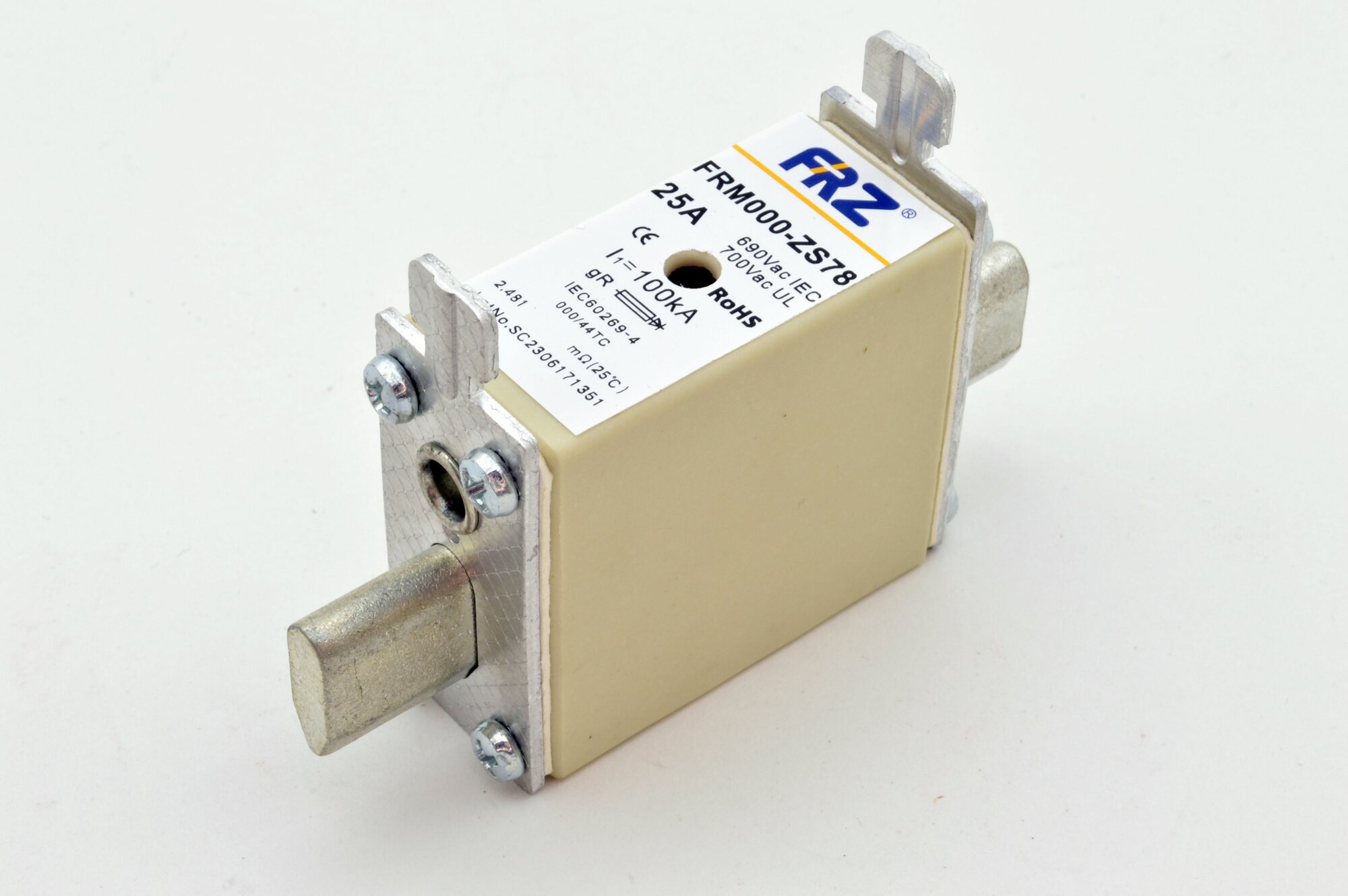 Предохранитель FRZ FRM000-ZS78 690/700V 25A GR Предохранитель 1шт