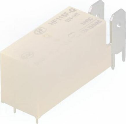Реле HONGFA HF115F-Q/024-1HT электромагнитное белый 1 шт