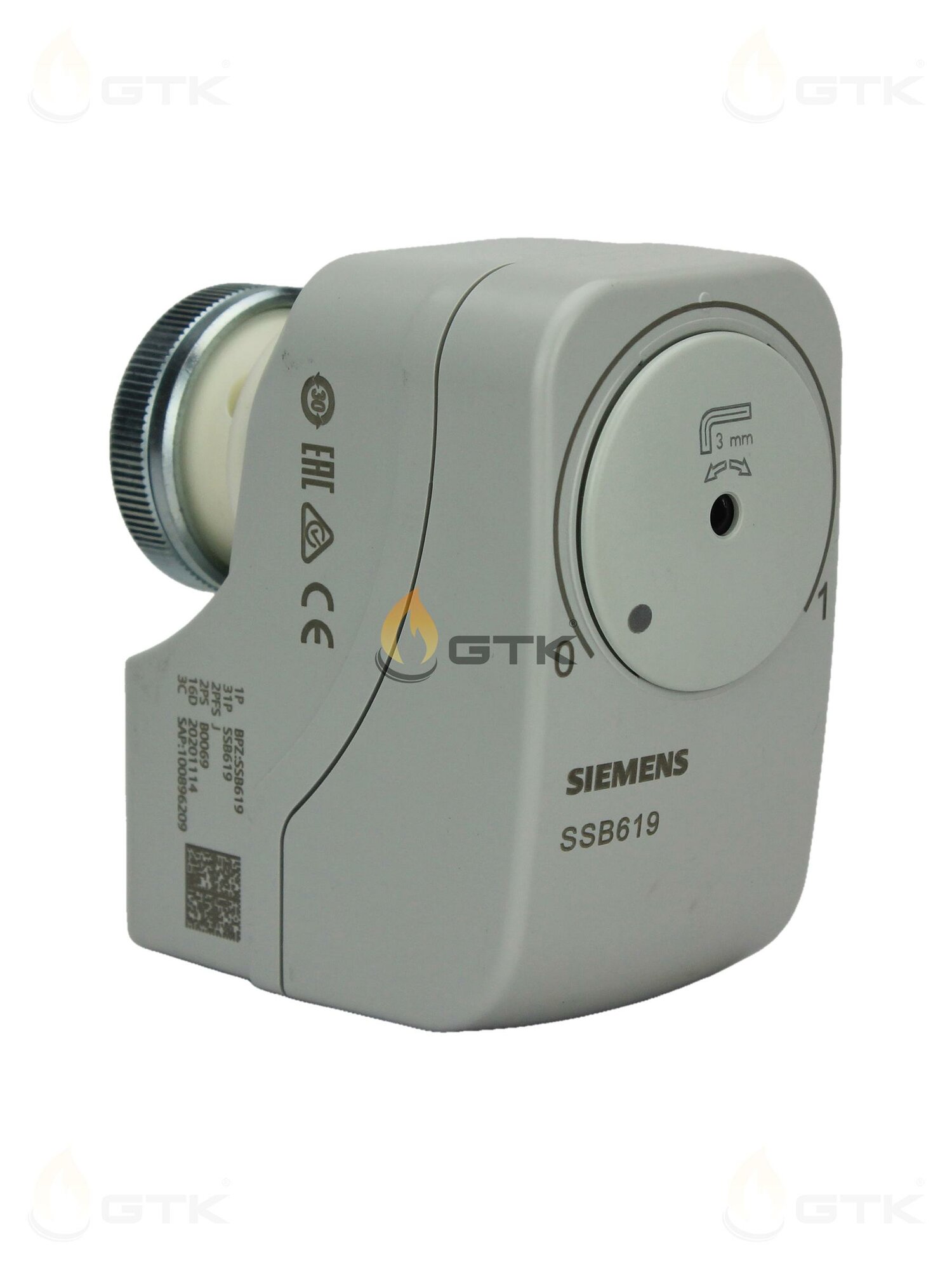 Электромоторный привод Siemens SSB619 200Нм AC/DC 24В, BPZ: SSB619