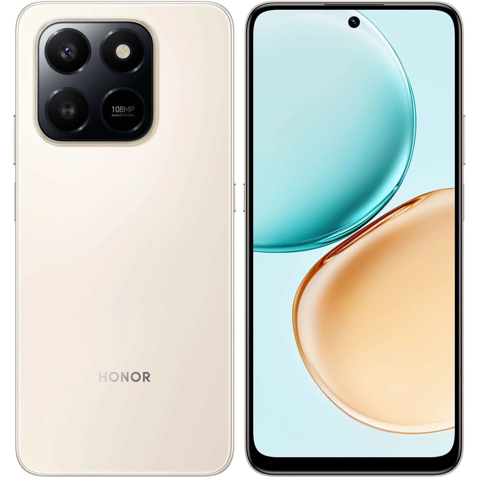 Смартфон Honor X7d 8GB/256GB золотой 5109BXJV