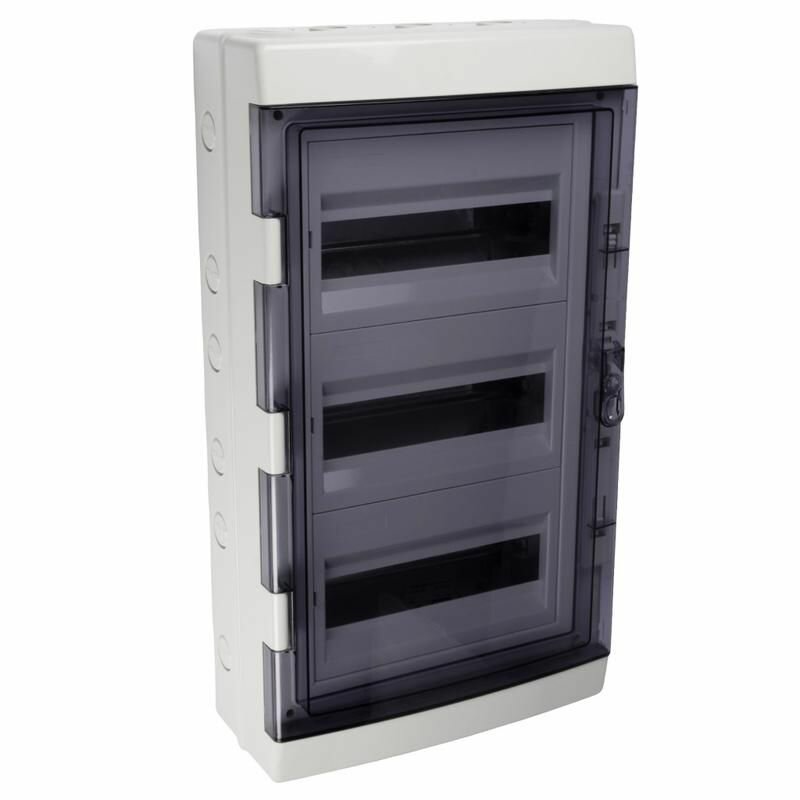 Бокс модульный накладной PDB/W 4036 GR (ЩРН-ПГ-36) IP65 пластик. Pro JazzWay 5072169