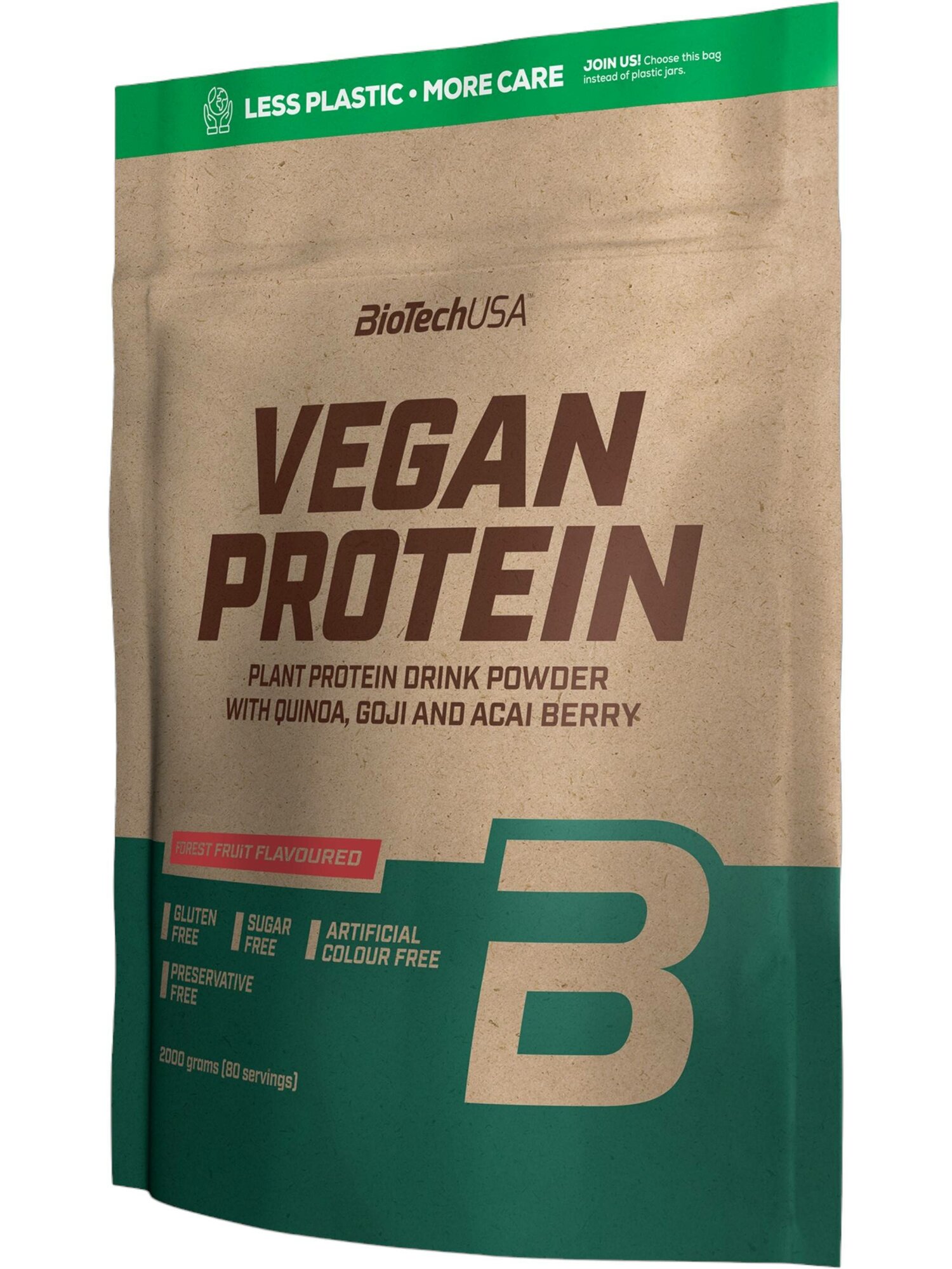 Протеин для веганов BioTechUSA Vegan Protein 2000 г, Лесные фрукты