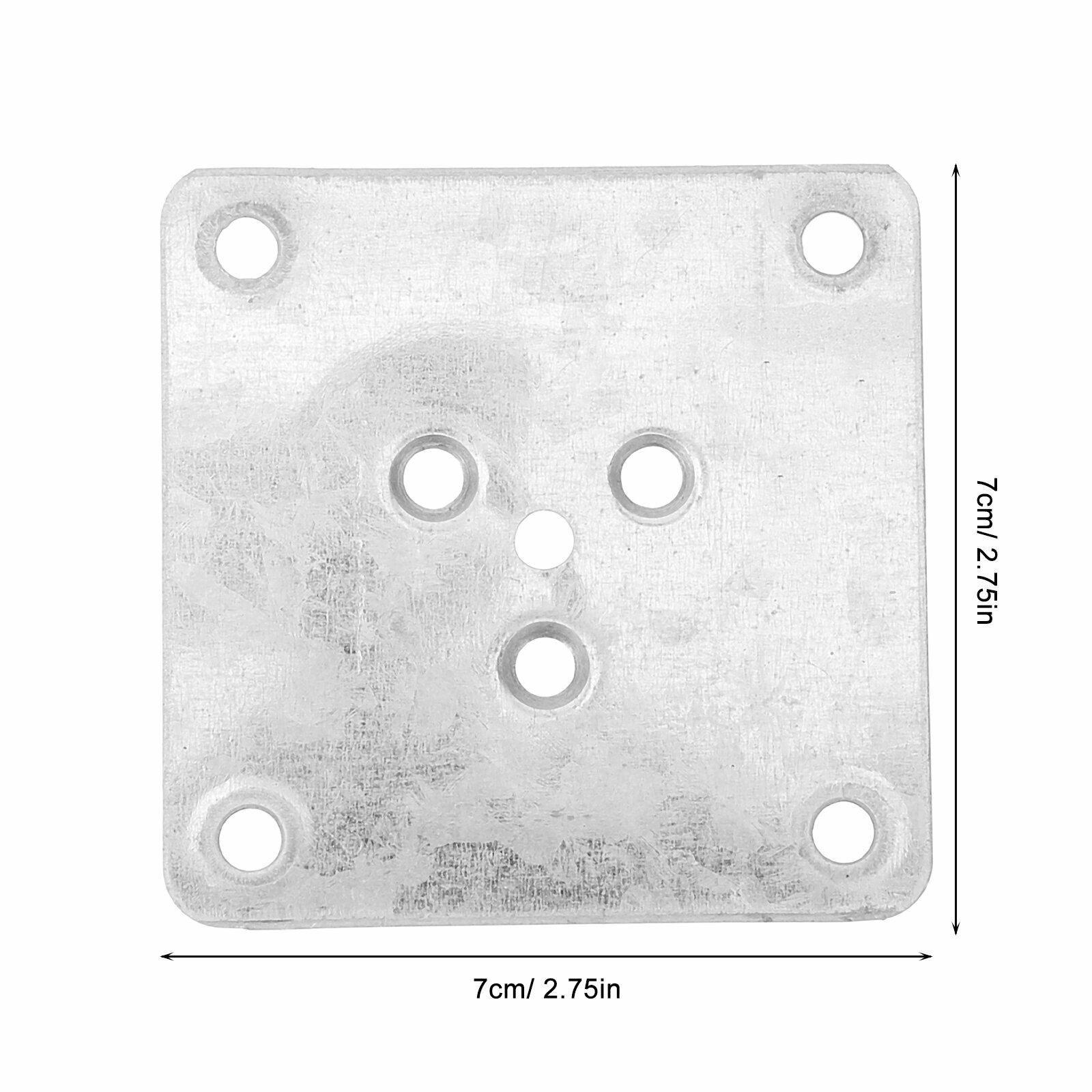 Крепления Для Ног Мебели 5 Штук Подходит Для Стола Стула Тумбы Серый 7.00X7.00X1.50Cm