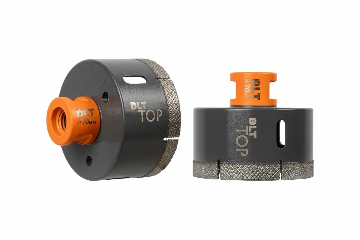 Коронка алмазная для керамогранита и камня DLT TOP, 70мм. (арт. 2107)