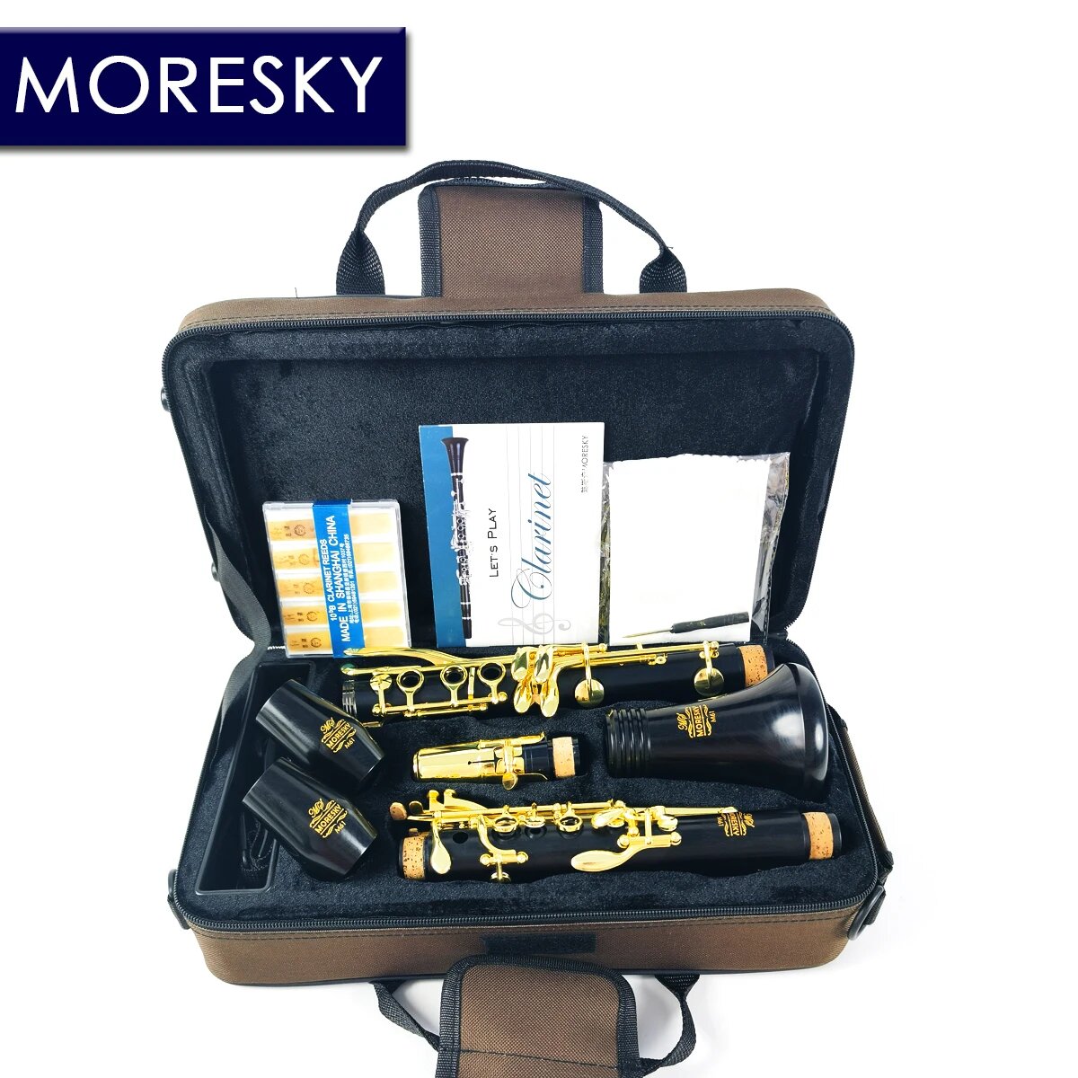 Кларнет MORESKY M61 из эбенового дерева 17 клавиш