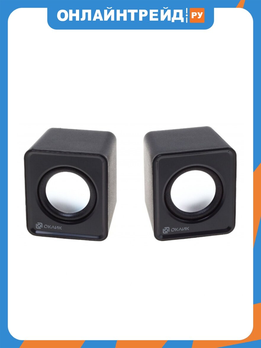 Колонки Оклик Oklick OK-331 2.0 черный 6Вт