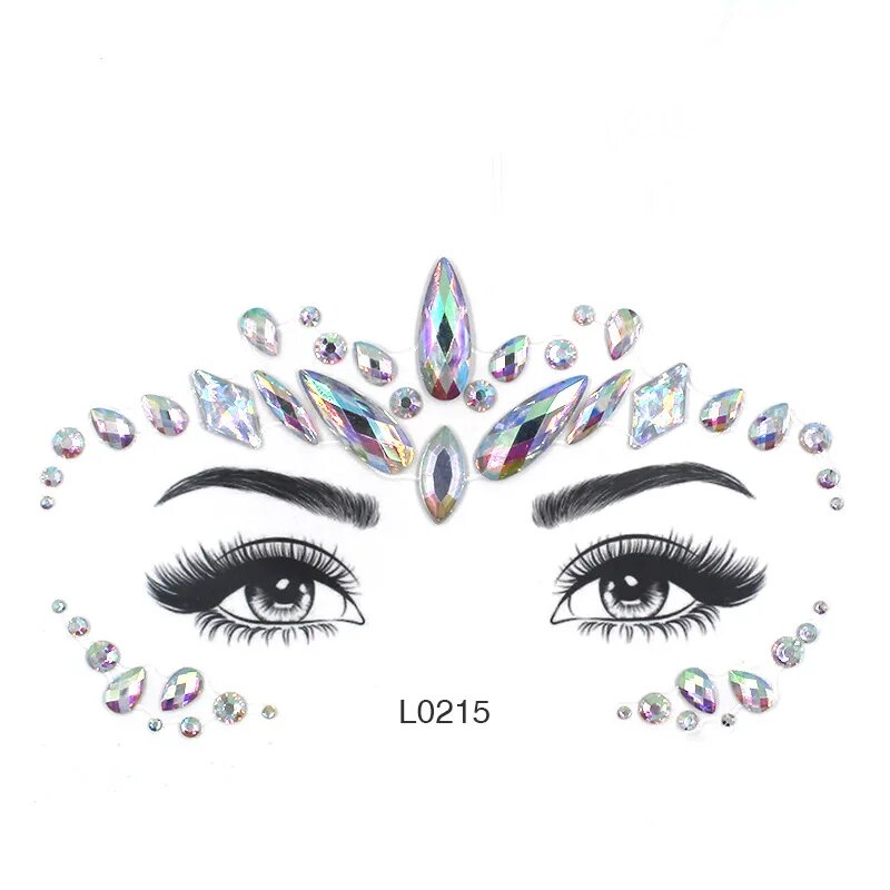 Тату для лица L0215 Swarovski с подарком