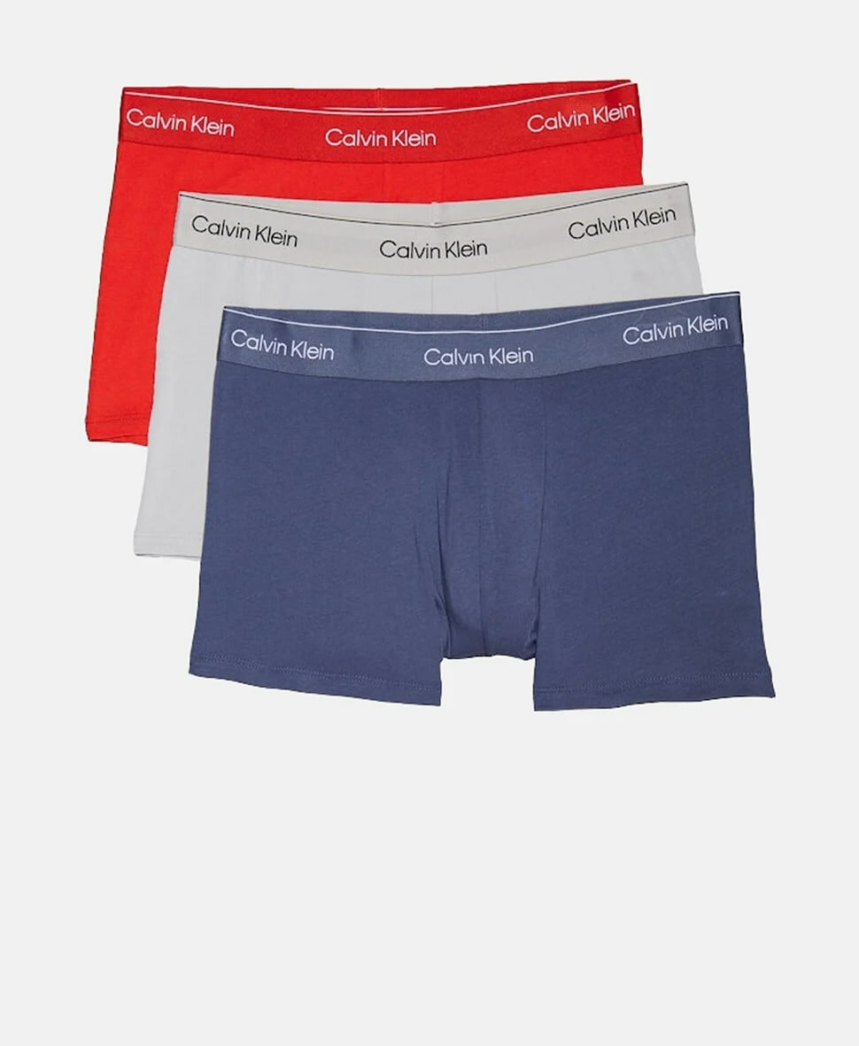 Трусы CALVIN KLEIN TRUNK 3 PACK ICON COTTON STRETCH, комплект