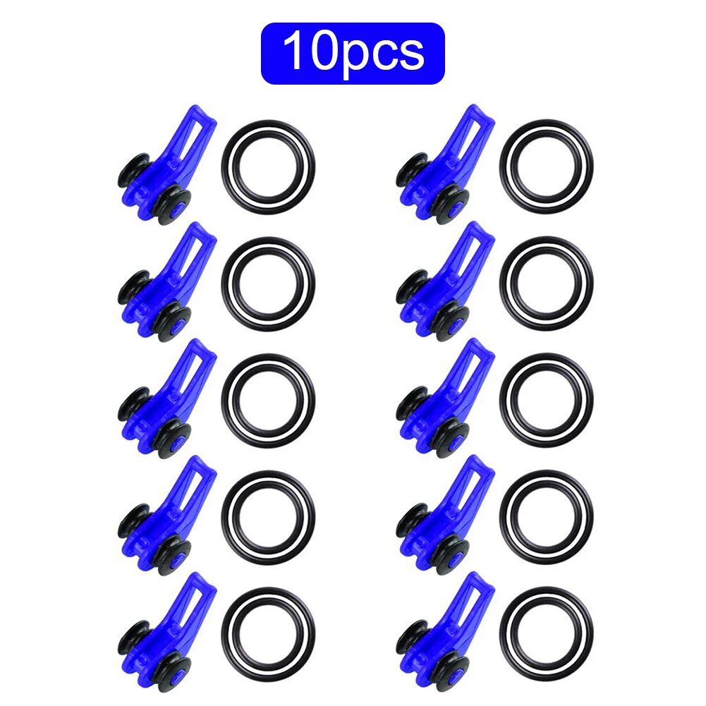 JOCESTYLE Пластиковый рыболовный крючок держатель 10/20/30 шт blue 10pcs