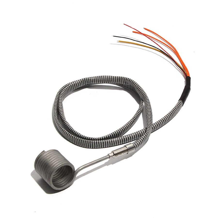 Пружинный нагревательный элемент FCABA 27 мм 25-50 мм J-type Thermocouple, 380 В, 600W 27x40mm(DxH)