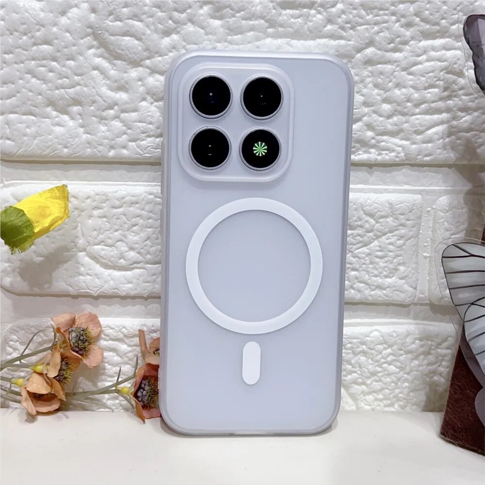 Оригинальный Магнитный Чехол Для Xiaomi 17T Pro, 15S, 14 Ultra, 13, 12 С Xiaomi 12, Белый, WHITE