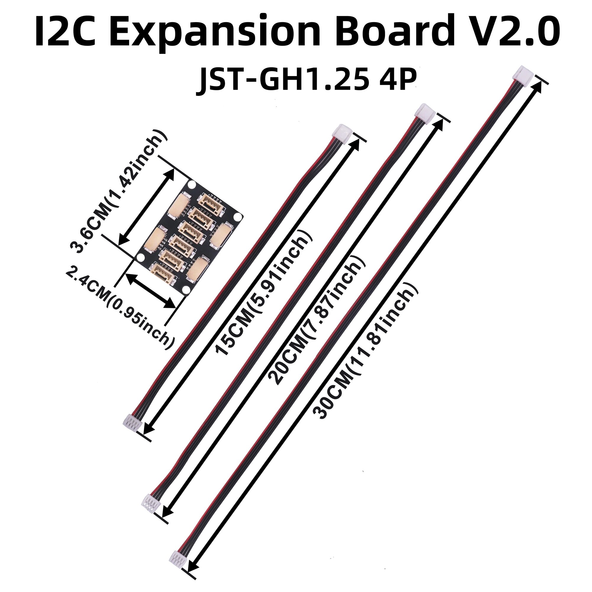 Rctosky I2C Расширение платы V2.0 и модуль-сплиттер I2C V3.0 I2C Exp Board V2.0