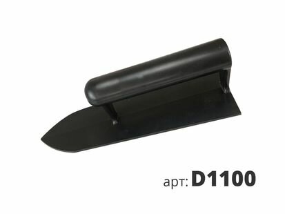 Инструмент для Нанесения Кельма Пластиковая Остроугольная Stmdecor D1100 210х70 мм Черная.