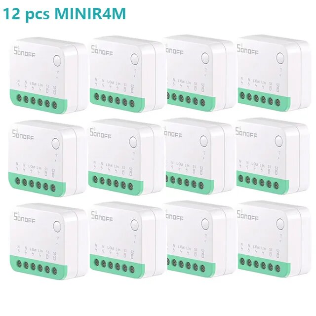 SONOFF MINIR4M Wi-Fi умный выключатель 12Pcs MINIR4M