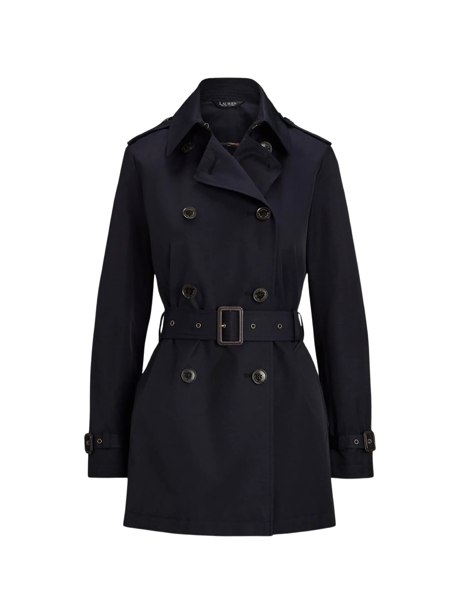 Пальто Double-breasted belted trench coat
