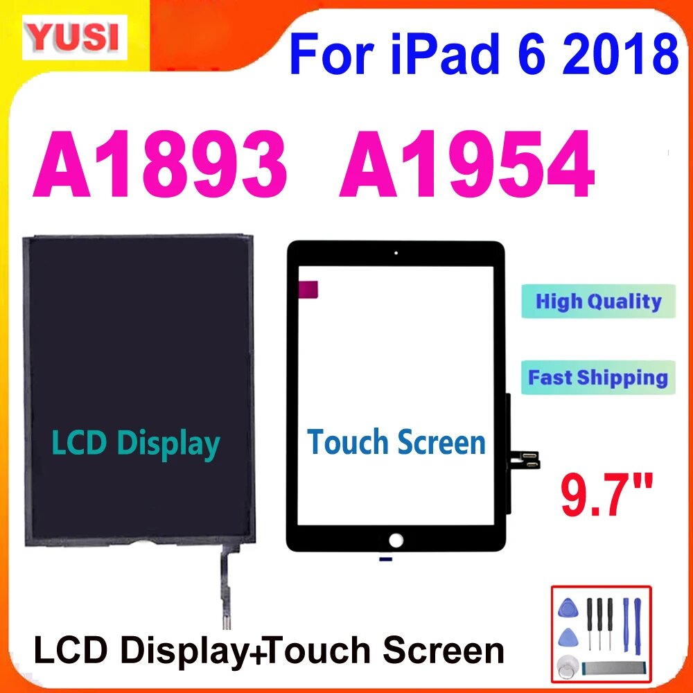 ЖК-панель для iPad 6 2018 9,7" White Touch and LCD