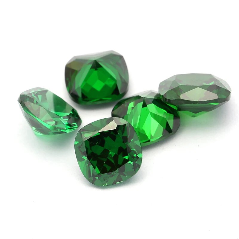 Кубический цирконий зеленый 18-10 мм 10x10mm 50pcs