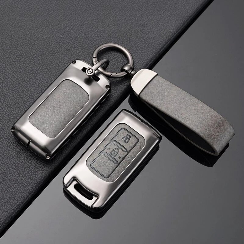 Чехол Для Автомобильного Ключа Из Цинкового Сплава Для Mitsubishi Outlander, Xpander, GRAY, Серый