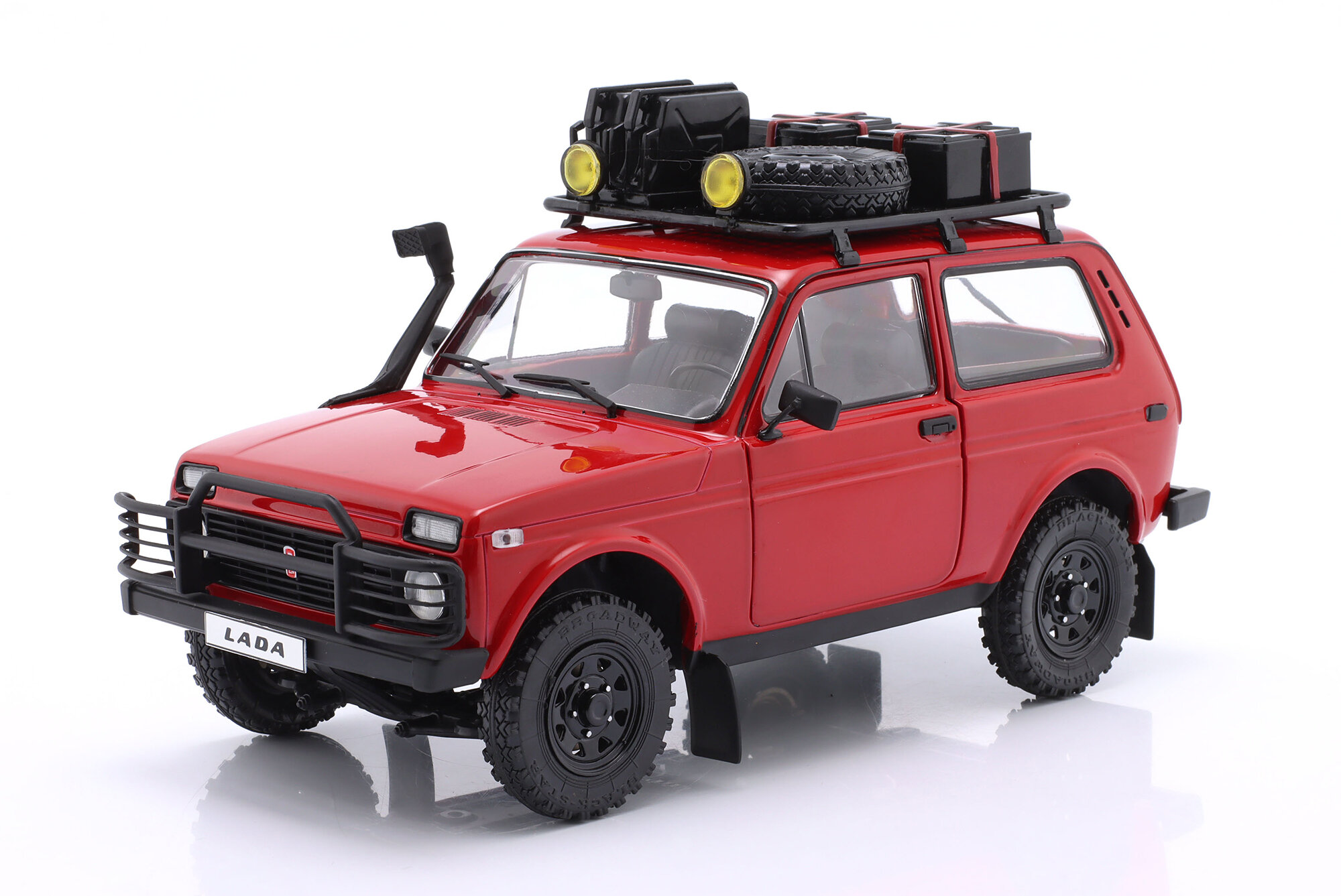 Модель коллекционная SOLIDO Волжский автомобиль lada niva with roof rack 1980 red / лада нива красный