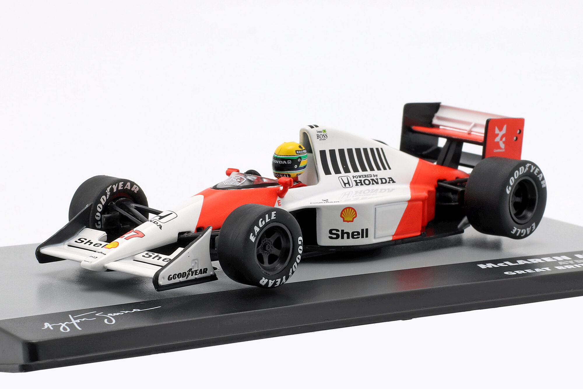Mclaren MP4/5B #27 british gp formula 1 world champion 1990 a. senna / макларен MP4/5B бритиш гран-при ФОРМУЛА-1 чемпион мира сенна