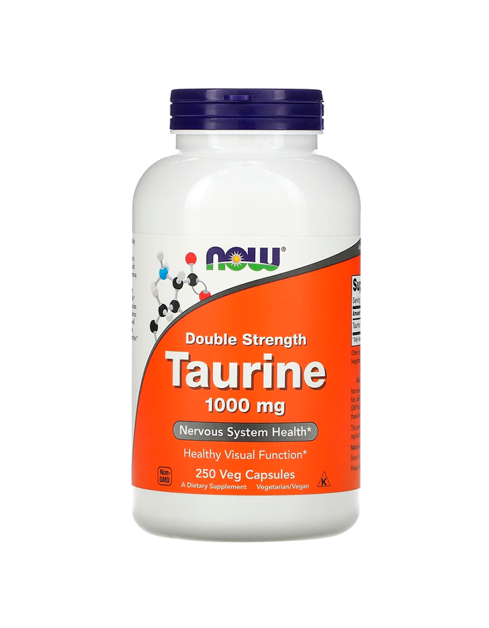 Now Taurine 1000 mg 250 vcaps
